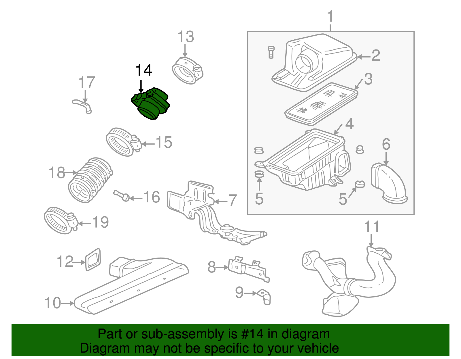 19332971 - Mass Airflow Sensor Kit with Wiring Connector - 1994-2006 GM ...
