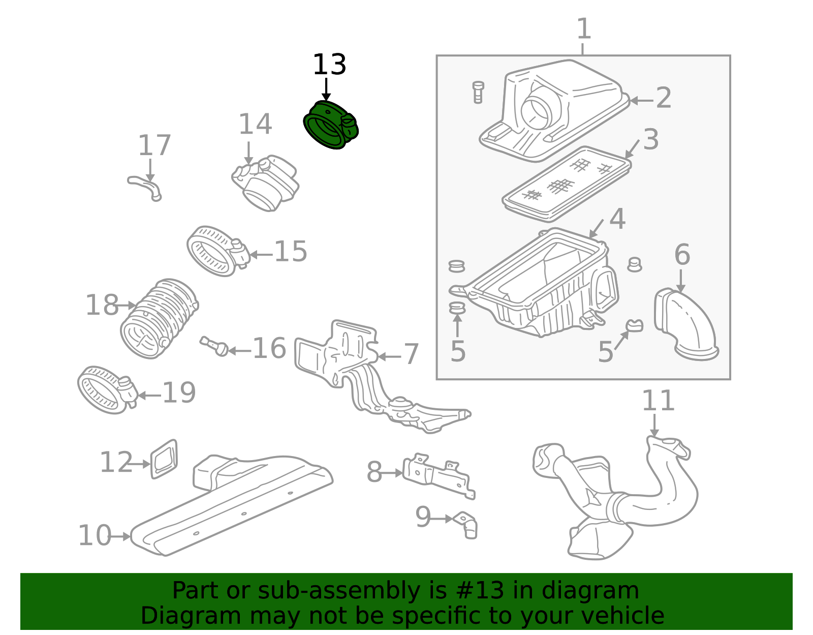 1994-2005 GM Air Cleaner Assembly Seal 25099500 | Payne Weslaco Motors ...