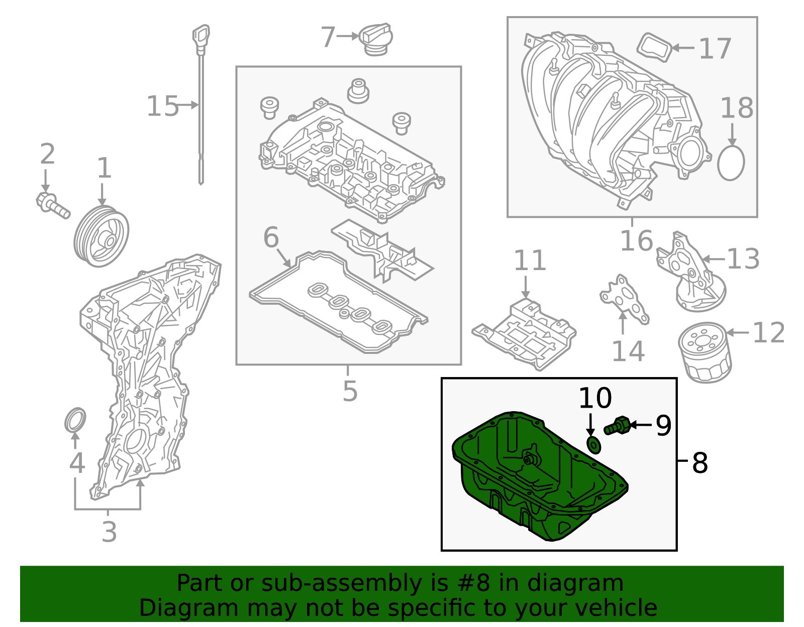12101-WB002 - 2016-2020 Toyota - Oil Pan | Toyota Parts Delivered