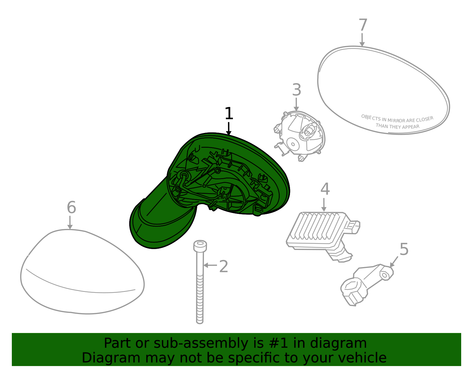51-16-7-931-987 - Mirror Housing | BMWPartsHub