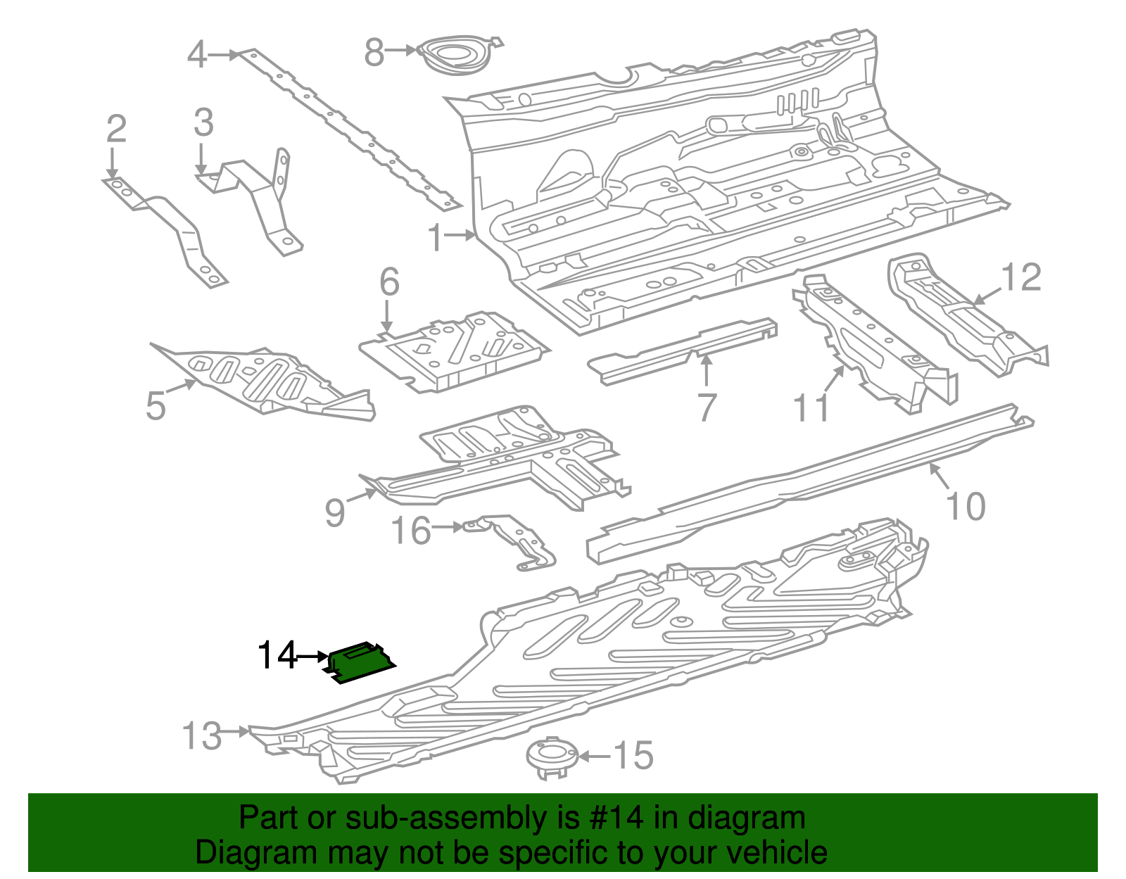 001-990-22-56 - Radiator Support Splash Shield Nut 2015-2025 Mercedes ...