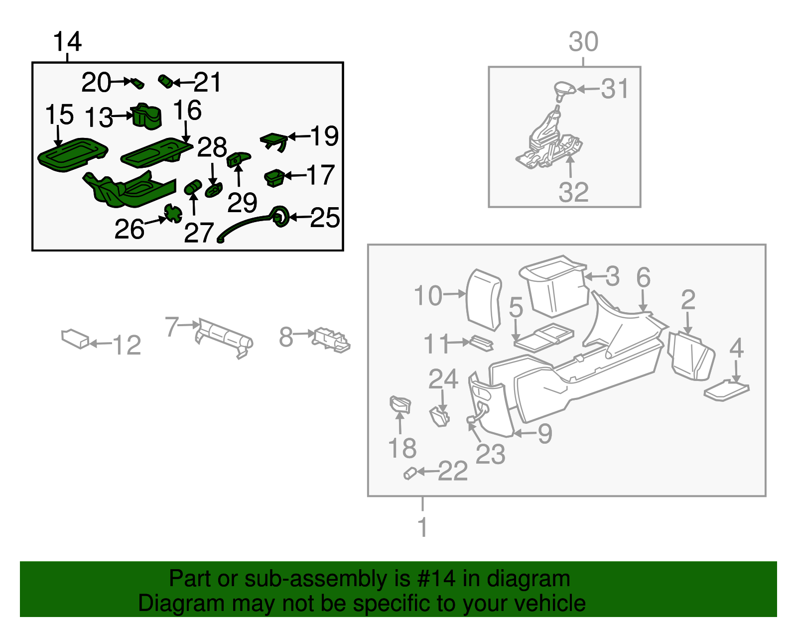 2000-2005 Chevrolet Impala Trim Assembly 10340998 | Courtesy Parts