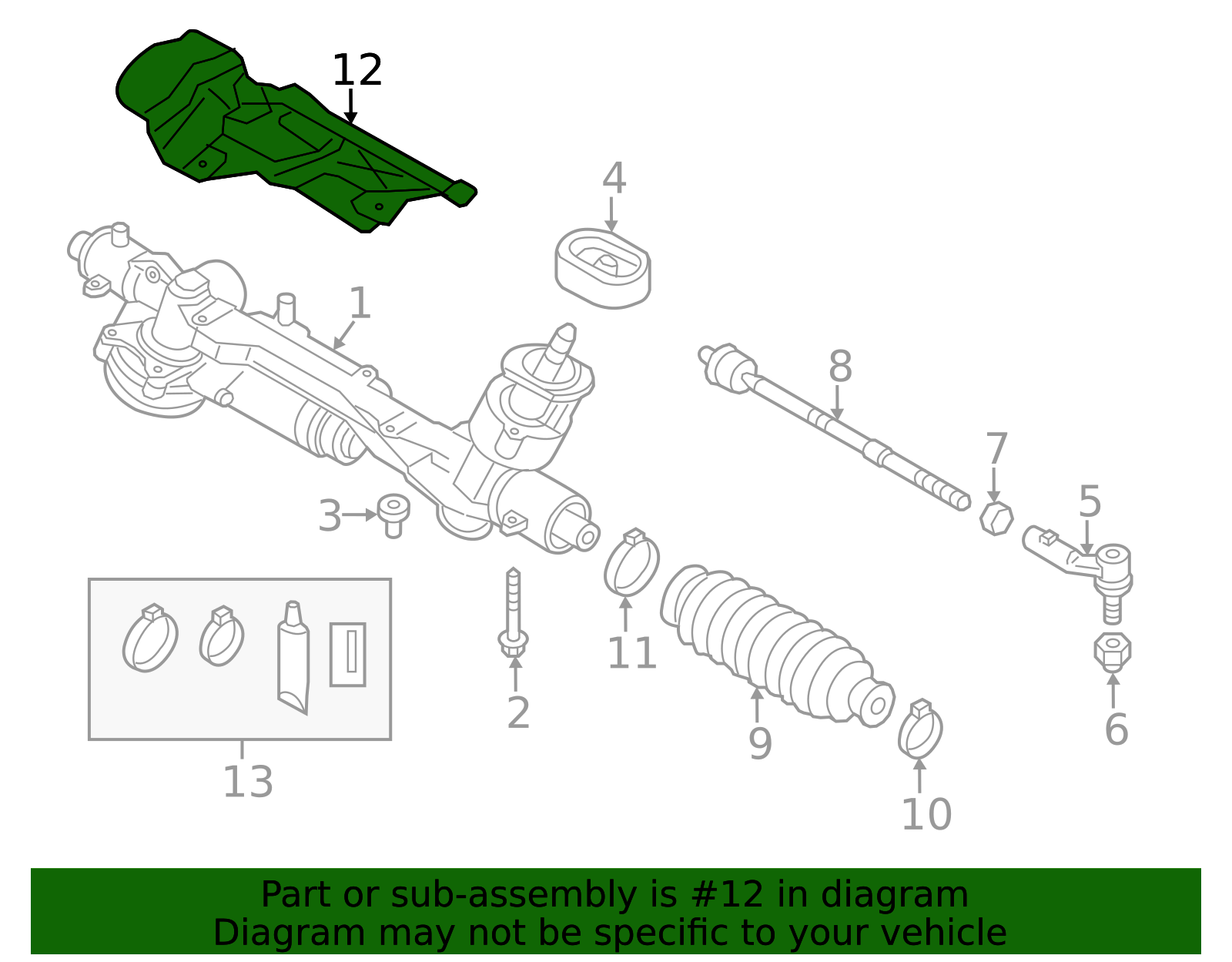 5Q1-423-981-F - High-Quality Rack and Pinion Heat Shield for 2015-2025 ...