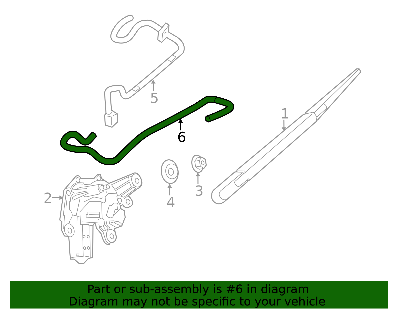 28970-9NA0B - Washer Hose 2013-2020 Nissan Pathfinder | Official Nissan ...