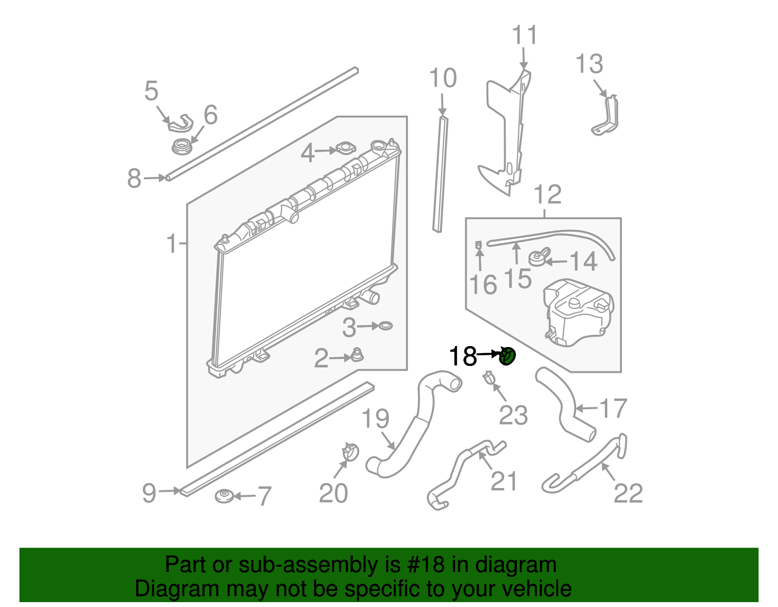 2000-2022 Nissan Radiator Hose Clamp 01558-00731 | OEM Parts Online