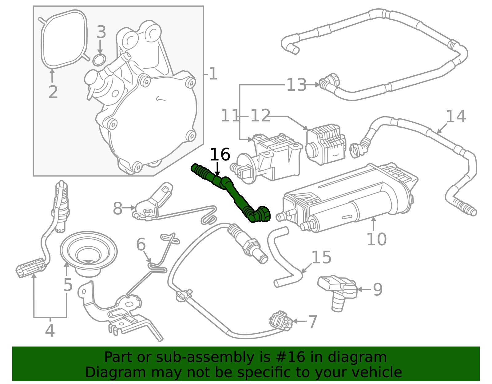 2023-2025 Toyota GR Corolla Vent Hose 77404-12240 | MotorMotor