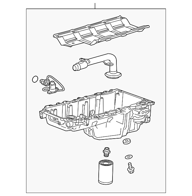 2019-2025 GM (Replaces 12732268) Oil Pan 12739177 GM | GMPartsDirect.com