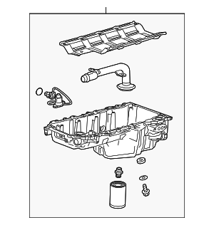 2019-2025 GM (Replaces 12732268) Oil Pan 12739177 GM | GMPartsDirect.com
