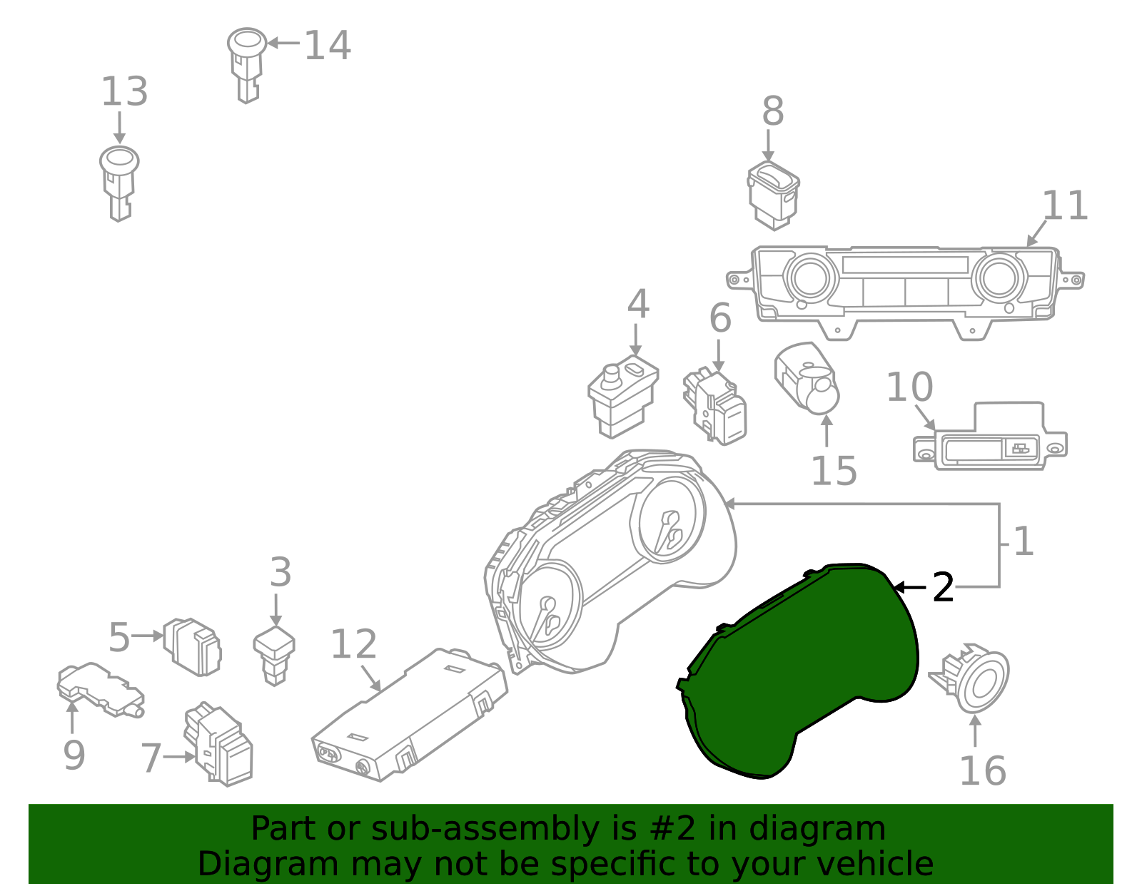 2016-2023 Nissan Maxima Cluster Lens 24813-4RA0A | Hart Nissan of NoVa