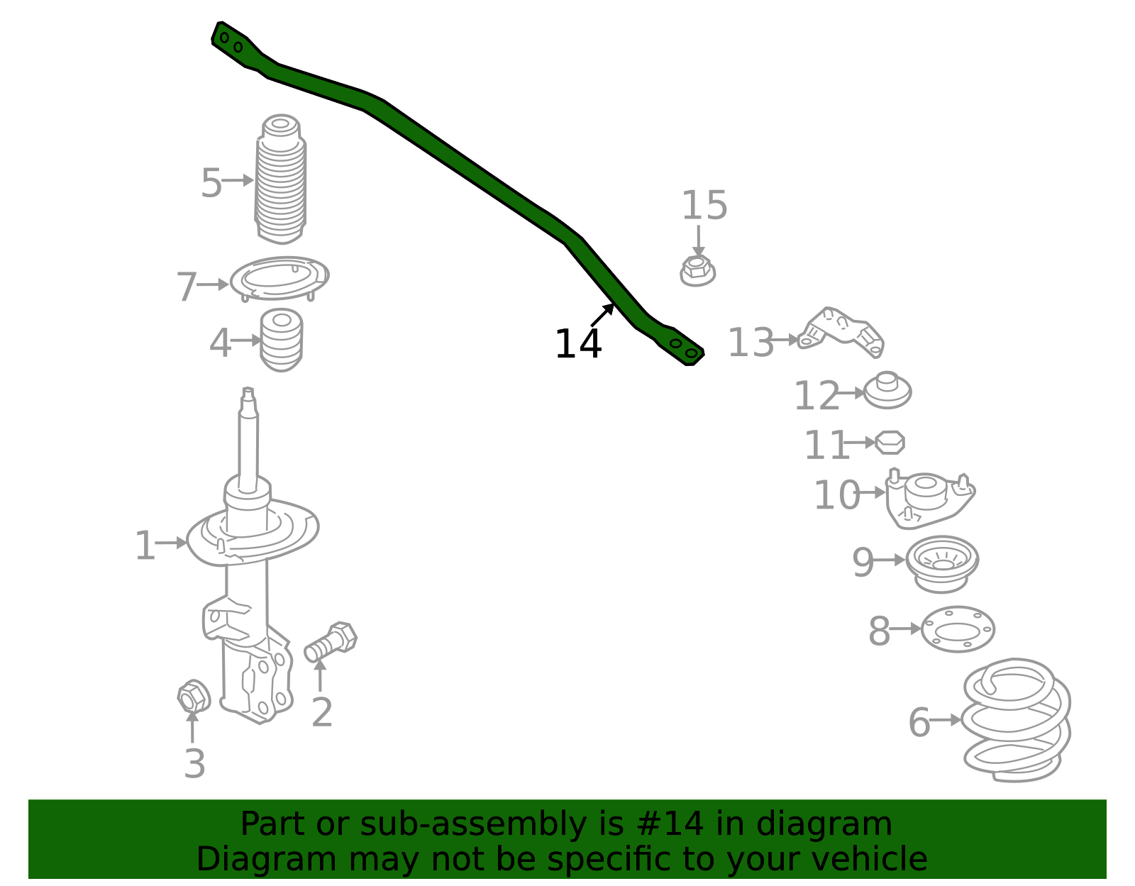 2010-2016 Hyundai Genesis Coupe Strut Bar 54681-2M000 | MotorMotor