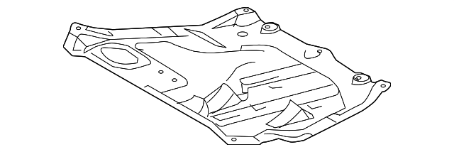2008-2013 Toyota Highlander Center Shield 51440-0E041 | Toyota Parts Center