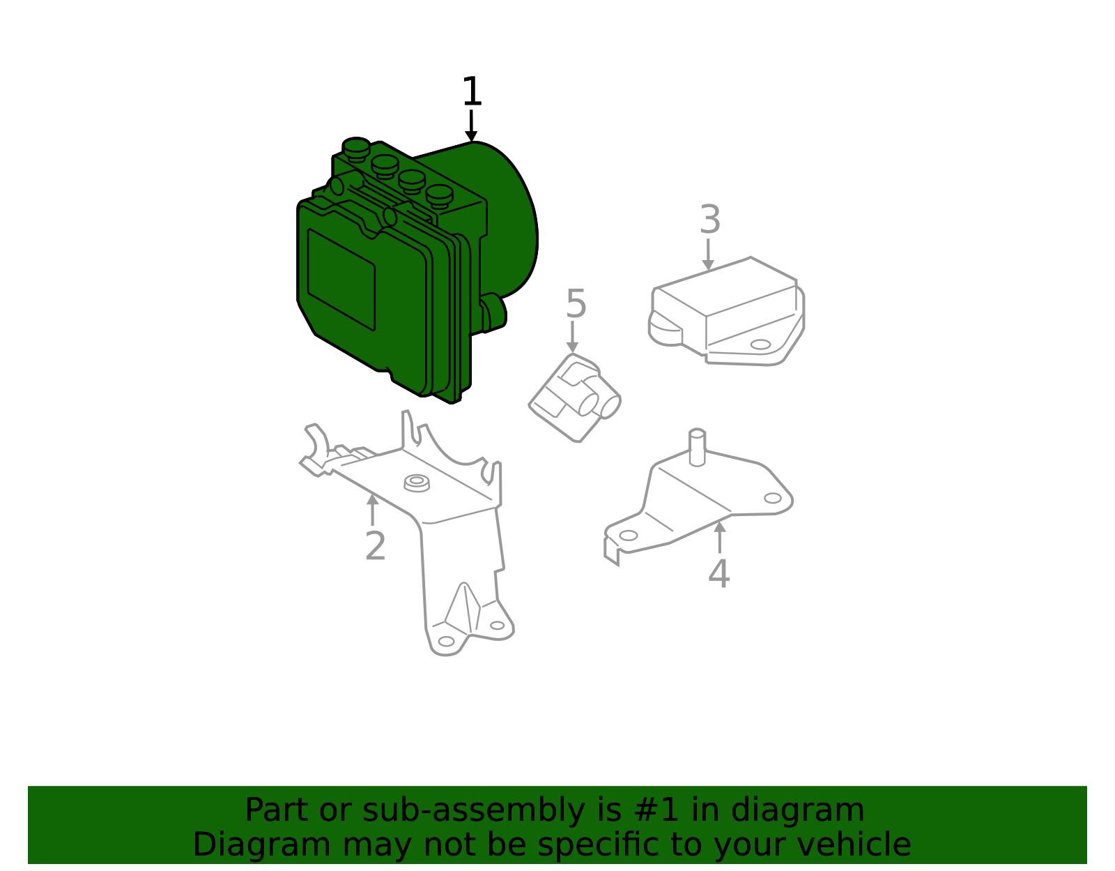 2007-2009 Toyota Camry ABS Modulator Valve 44050-06070 | OEM Parts Online
