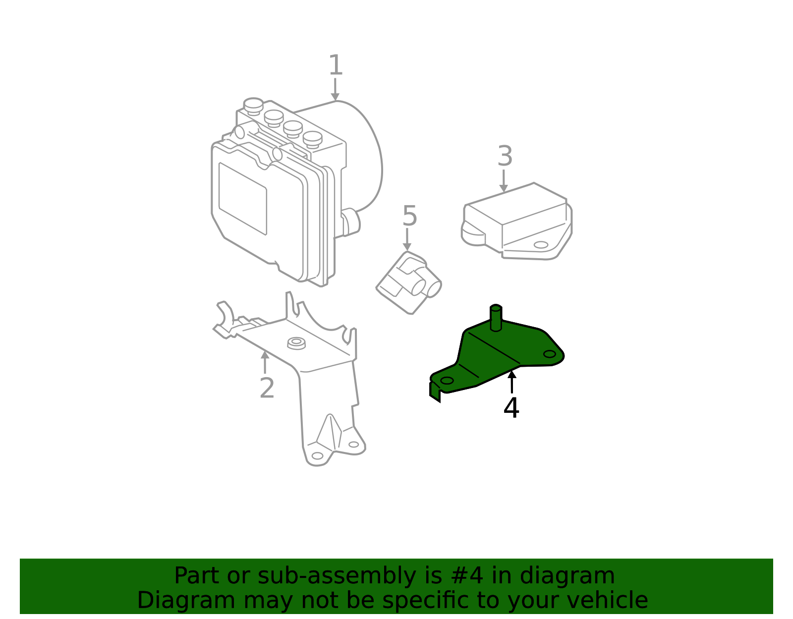 2007-2011 Toyota Camry Yaw Sensor Bracket 89189-06010 | MotorMotor