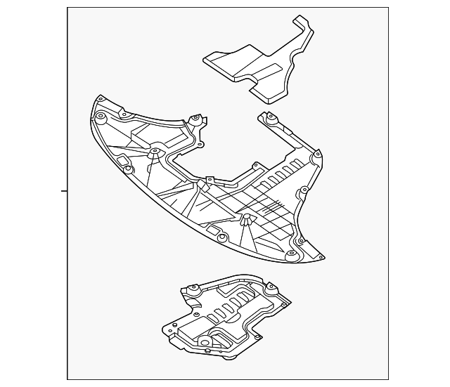 29110-R5500 - Under Cover 2021-2025 Kia Sorento | Kia.Parts Store