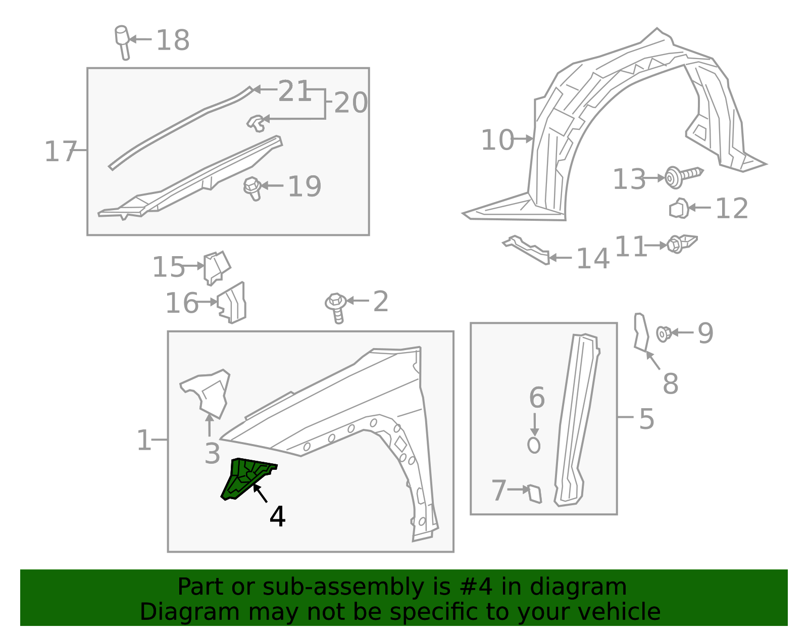 53834-76010 - 2019-2024 Lexus - Lower Panel Extension | My L Parts