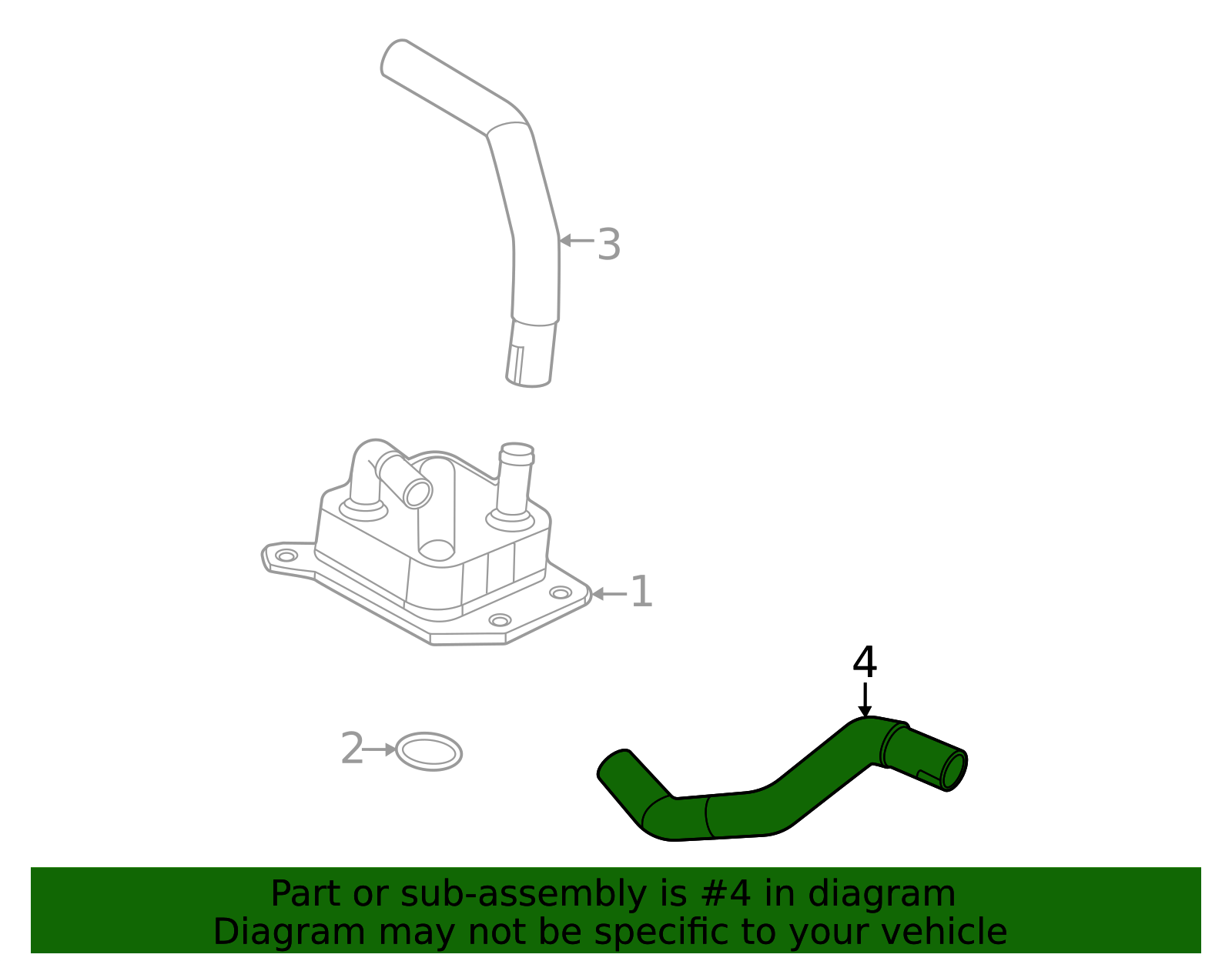 2021 Nissan Rogue Lower Hose 21306-6RA0A | Bill Kay Nissan Parts
