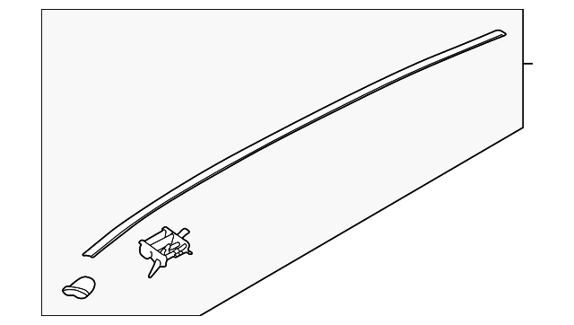 2017-2022 Kia Sportage Roof Molding 87240 D9000 | OEM Parts Online