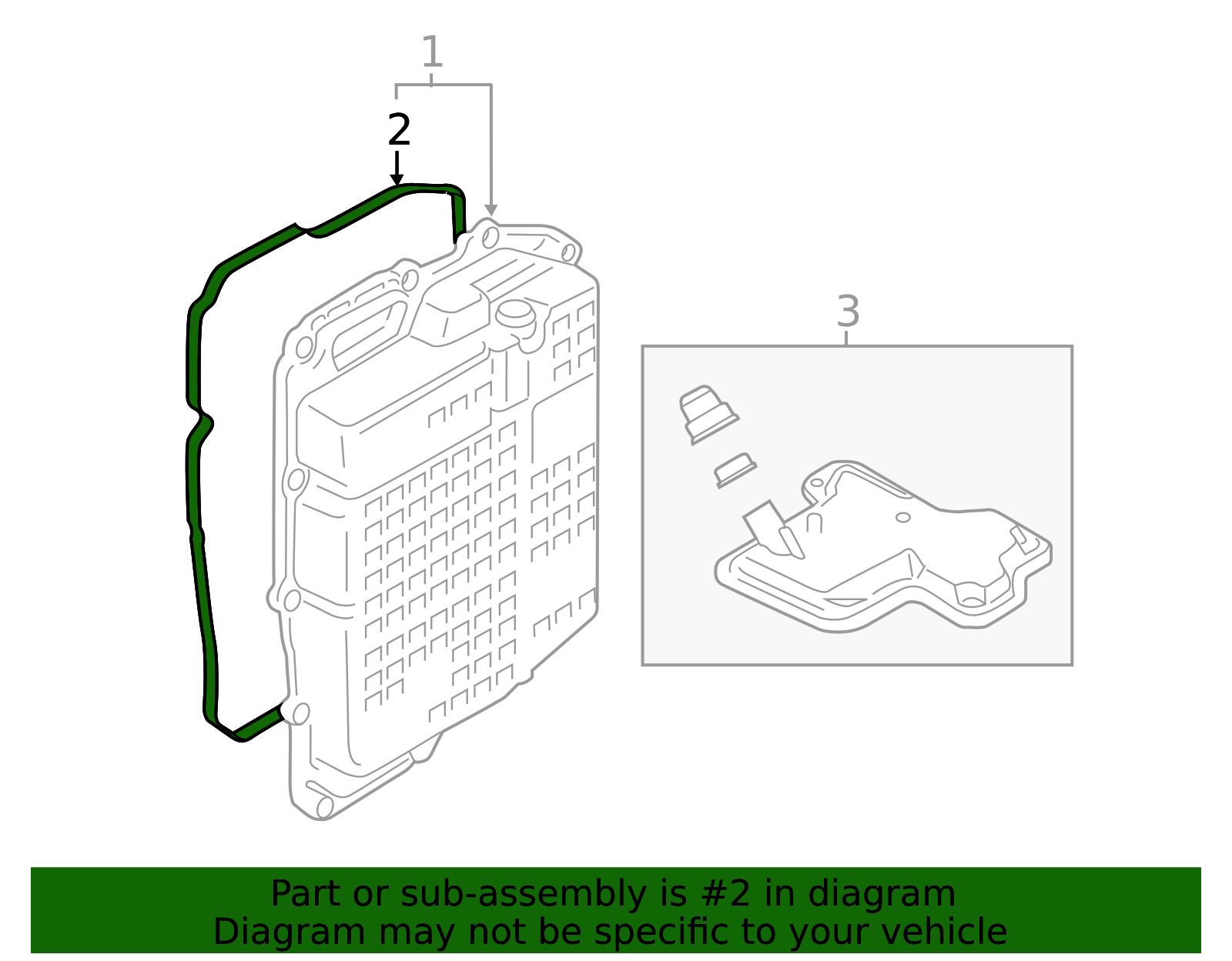 K2GZ-7F396-B - Side Cover Gasket 2019-2024 Ford | Ford Parts Direct