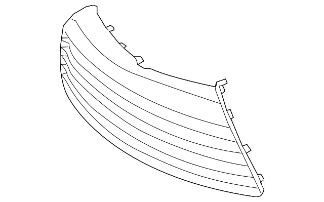 2015-2017 Toyota Camry Lower Grille 53112-06260 | OEM Parts Online