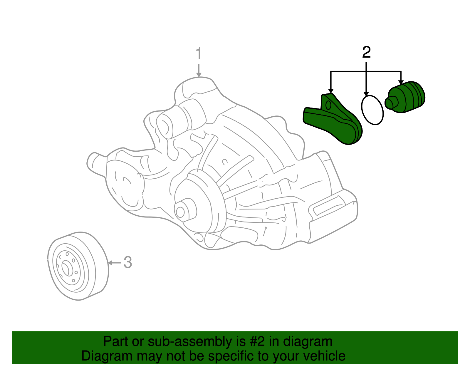 1997-2004 GM Engine Coolant Thermostat Water Inlet Assembly 12571261 ...