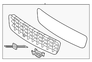30678980 - Grille Assembly - 2007-2010 Volvo XC90 | Volvo OEM Parts Direct