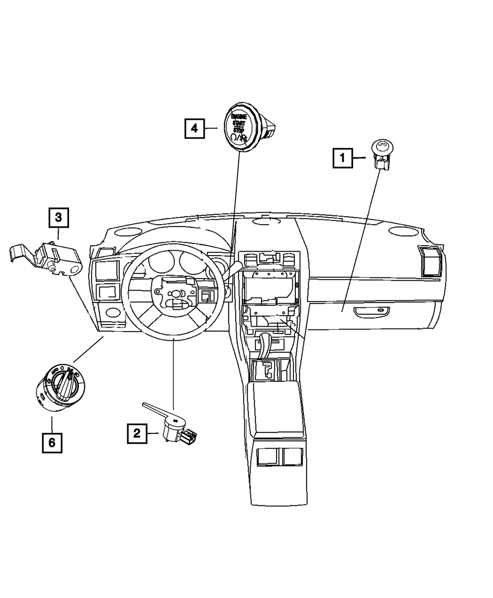 2007-2023 Mopar Parking Brake Switch 5189366AB | My Mopar Parts