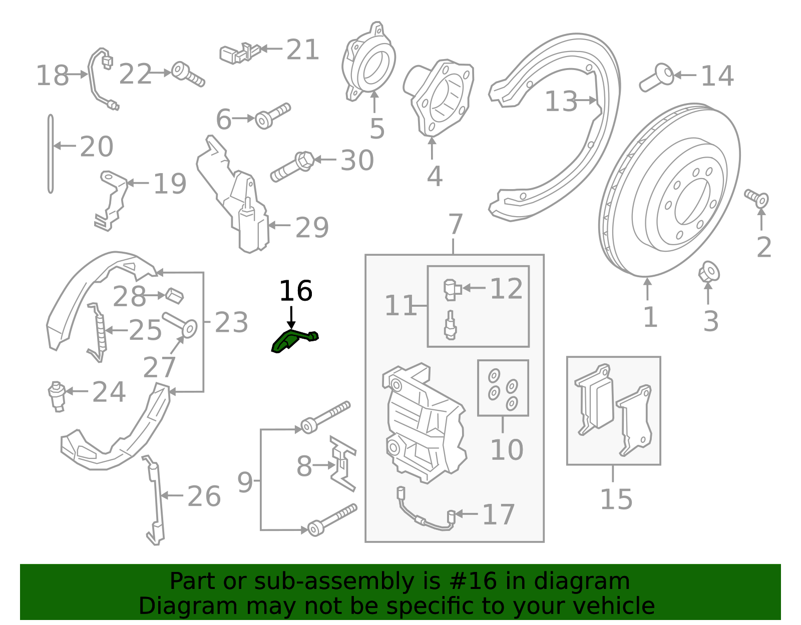 Genuine Porsche Wear Indicator for 2011-2025 Porsche | OEM Part# 9Y0 ...