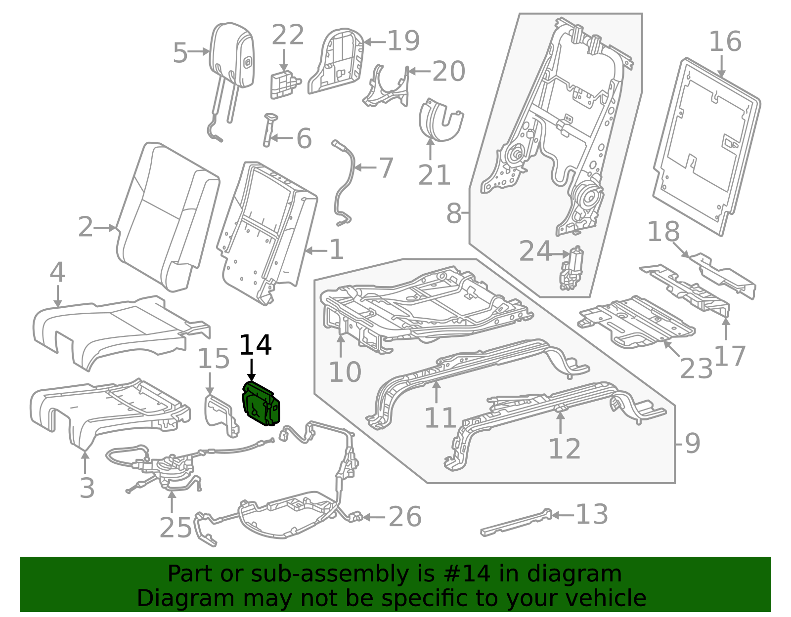 2023-2025 Toyota Sequoia Lever Assembly 72303-0C010-C0 | Toyota Parts ...