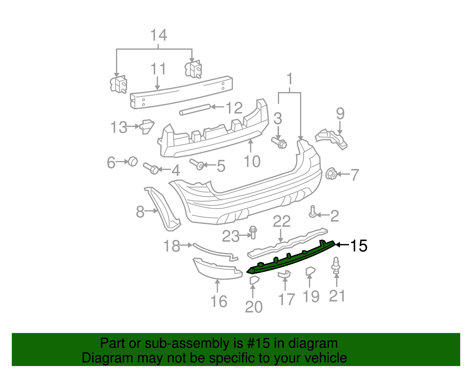 76871-02901 - Spoiler - 2003-2008 Toyota Matrix | Nucar Toyota Parts