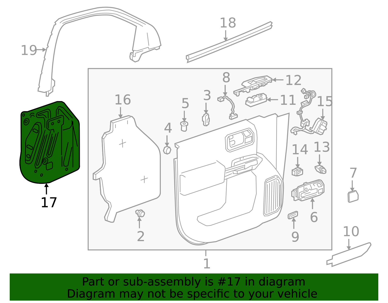 2019-2025 GM Water Deflector 85105760 | Shop Matick Buick GMC