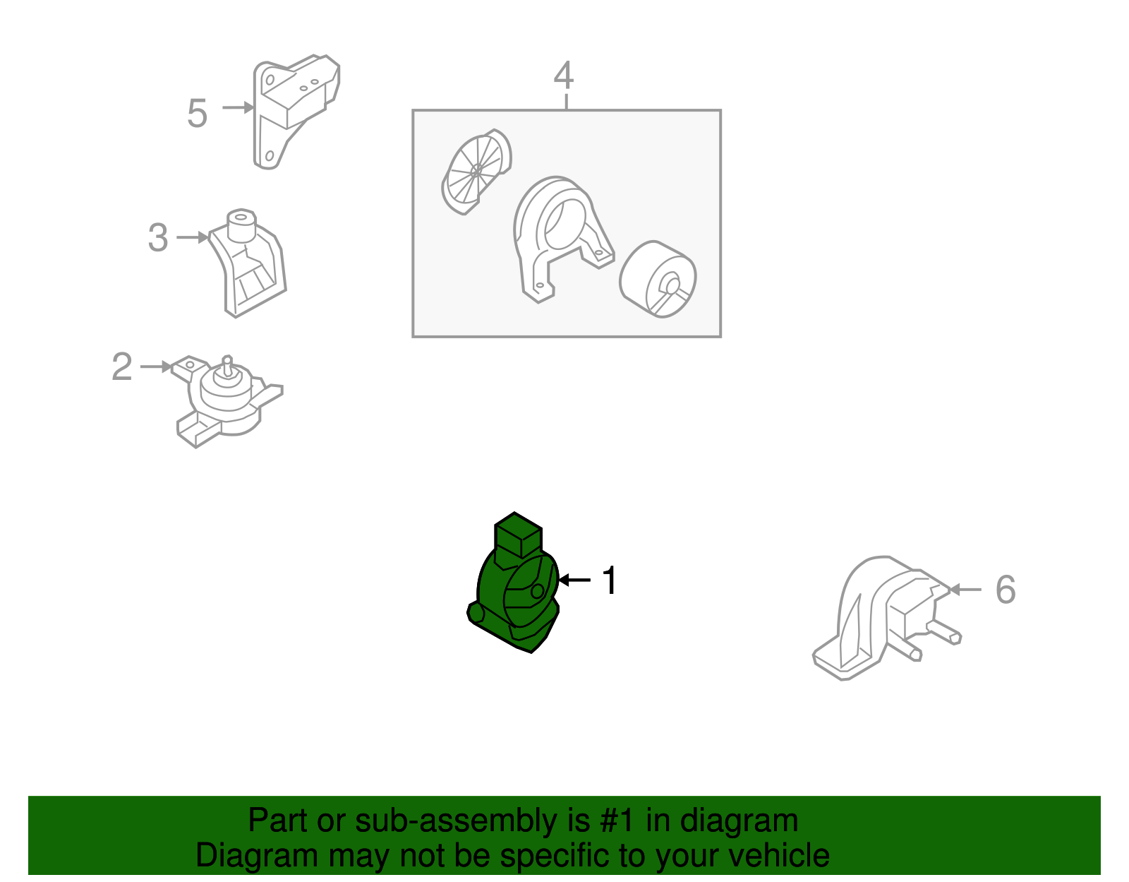 Hyundai - 21910-2B100 - Front Mount - 2010-2012 Hyundai Santa Fe | OEM ...