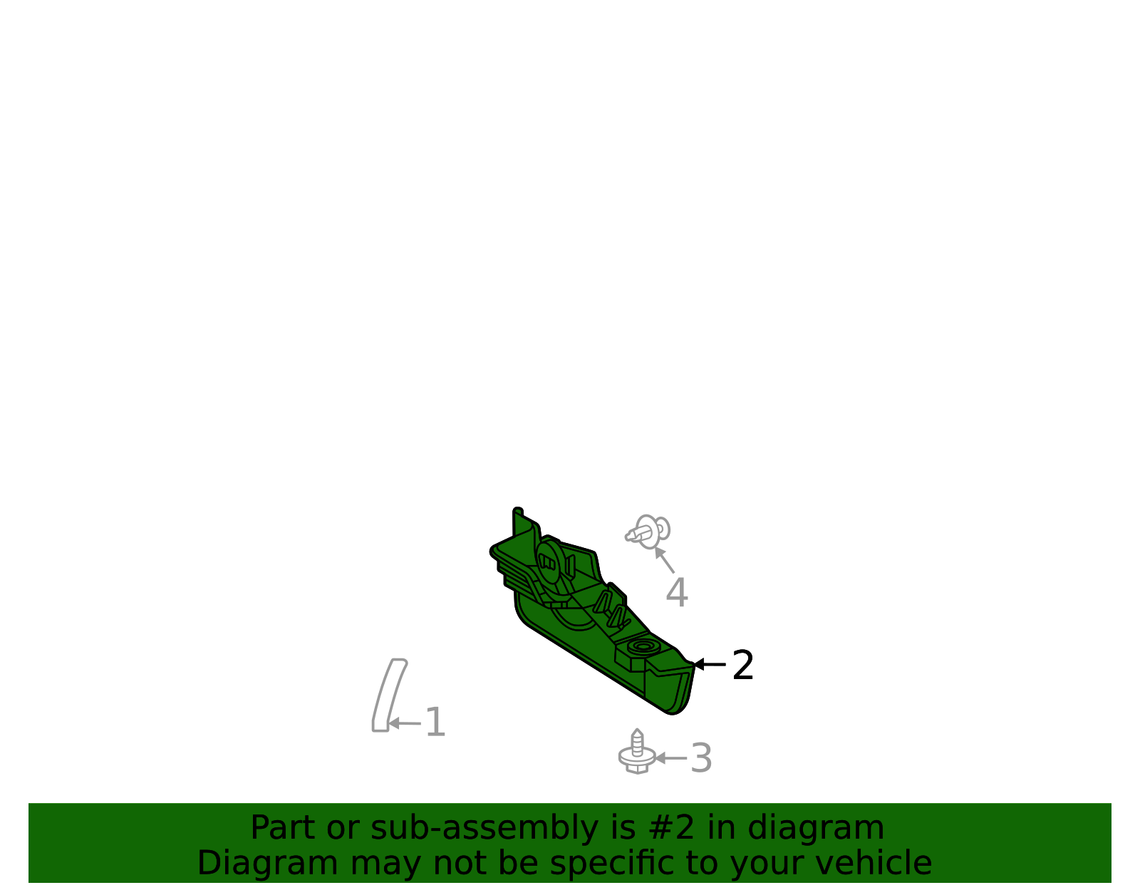 2021-2024 Toyota Venza Front Plate 65632-48020 | Toyota Parts Center