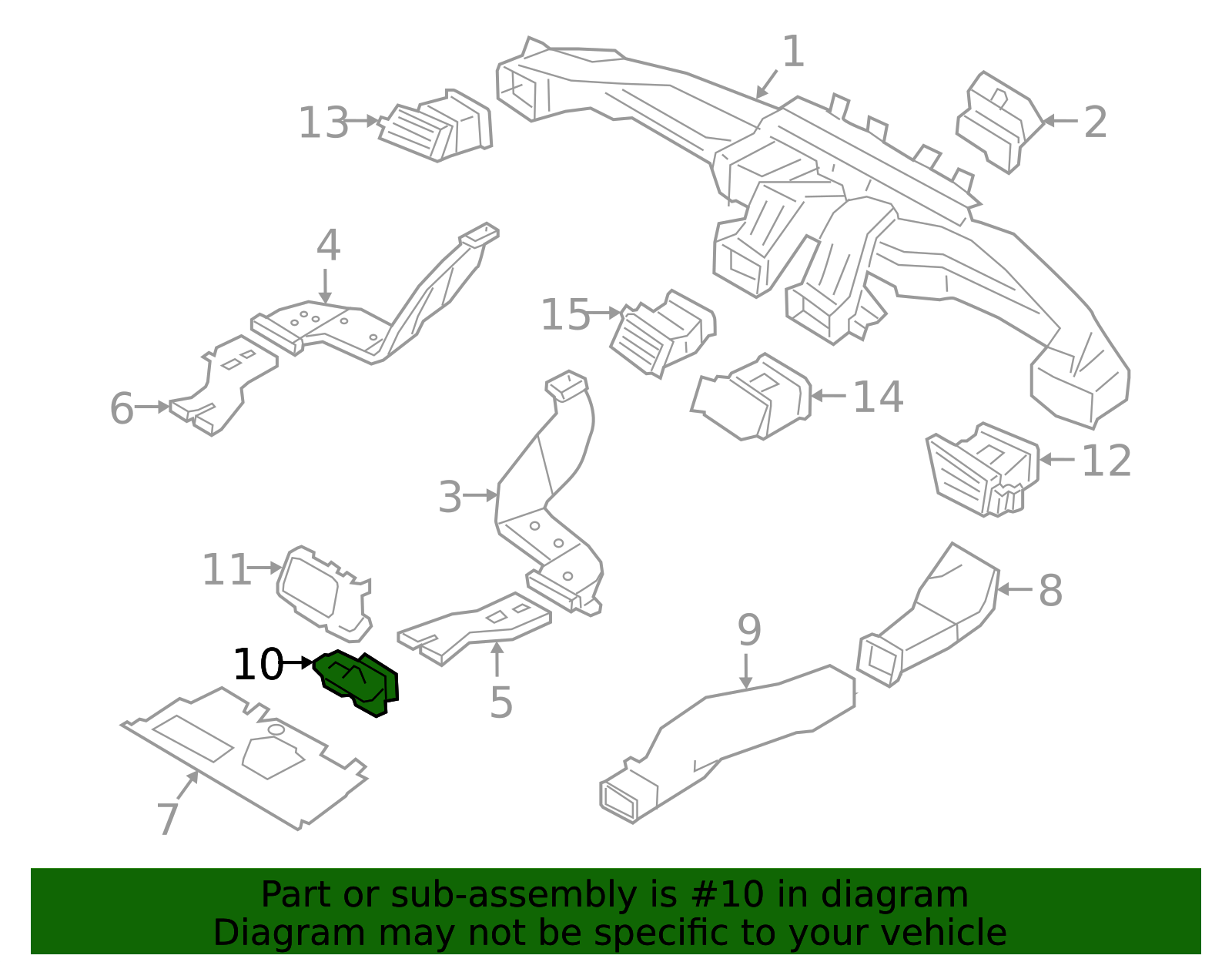 2024-2025 Genesis G70 Duct 97030-G9010 | MotorMotor