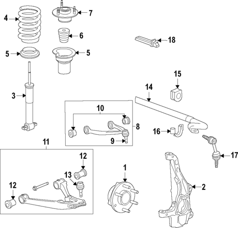 Upper Control Arm for 2025 GMC Sierra 1500 | GMPartsDirect.com