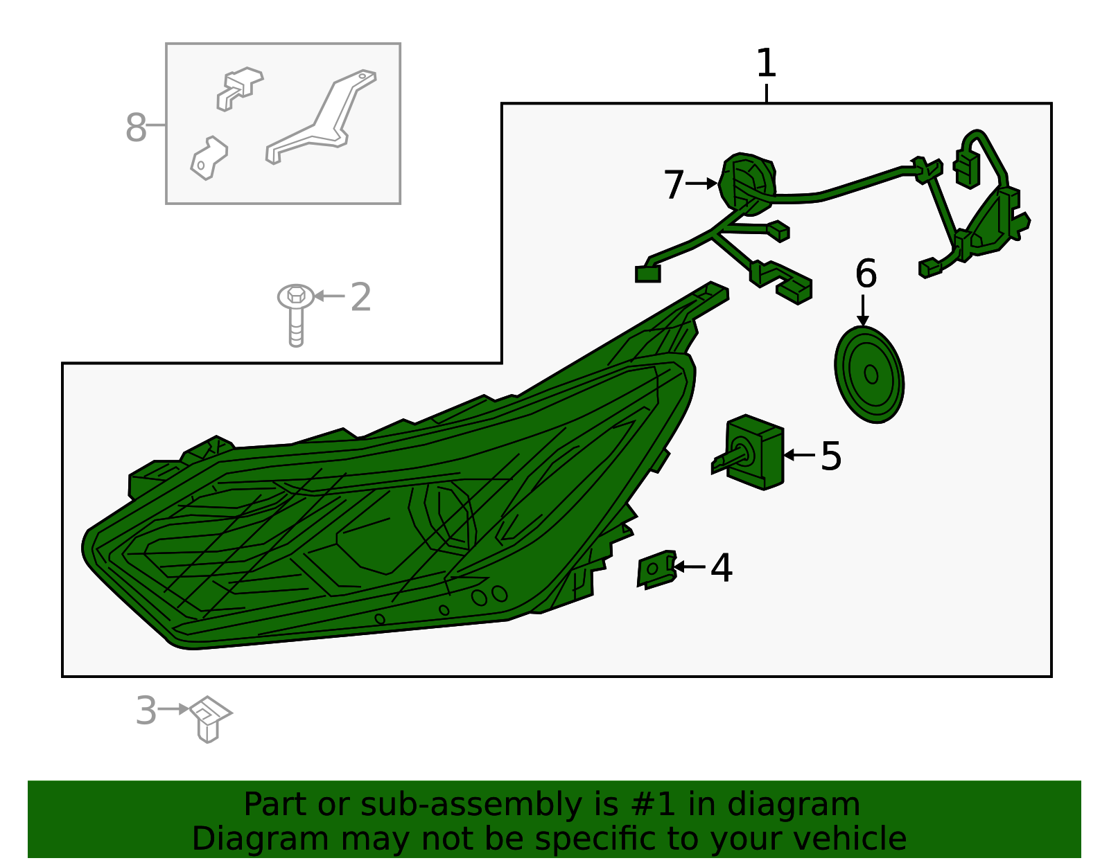 2018-2021 Chevrolet Equinox Headlamp (Replaces Part Number 84428286 ...