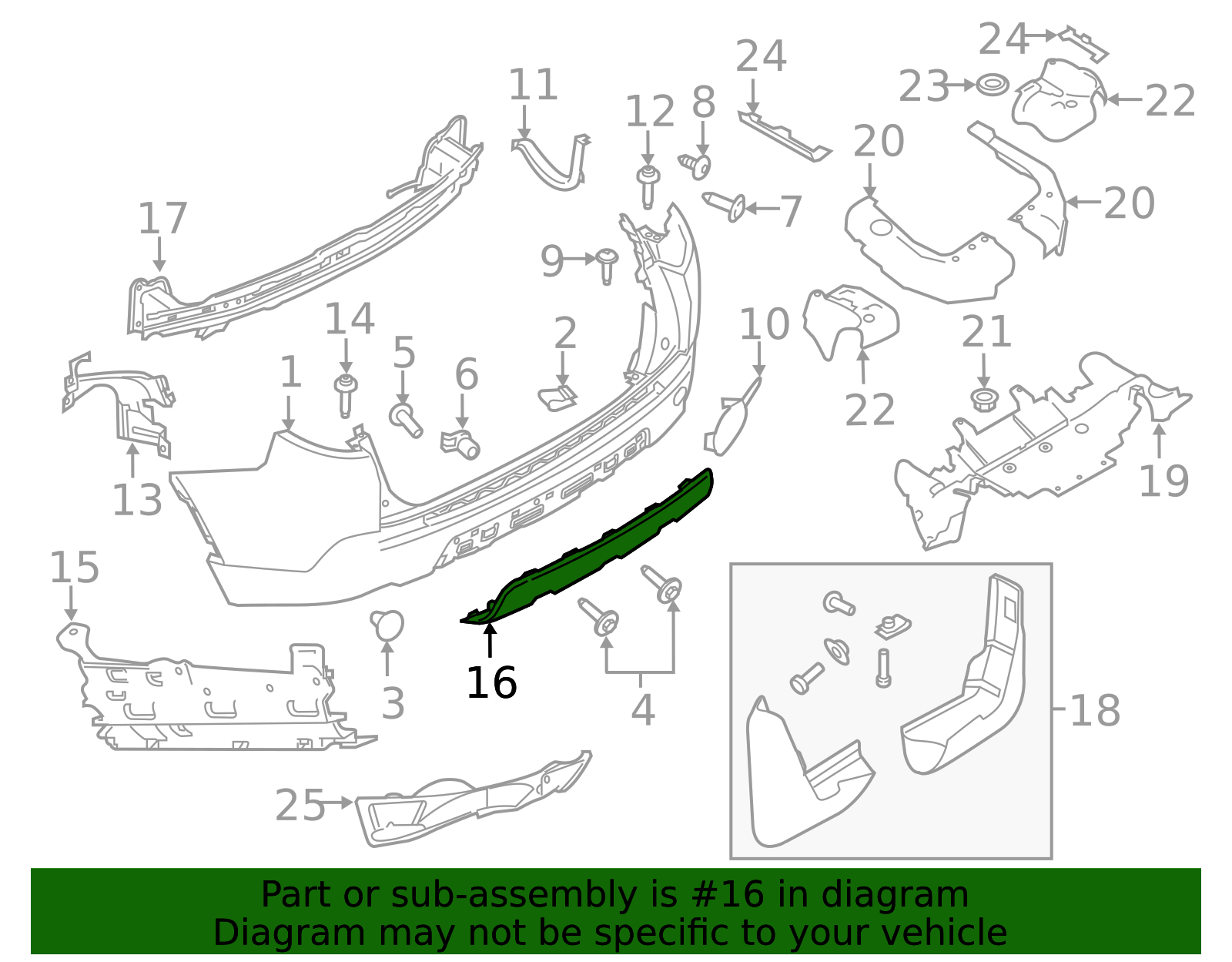 LR077791 - Lower Cover - 2015-2019 Land Rover Discovery Sport | Land ...
