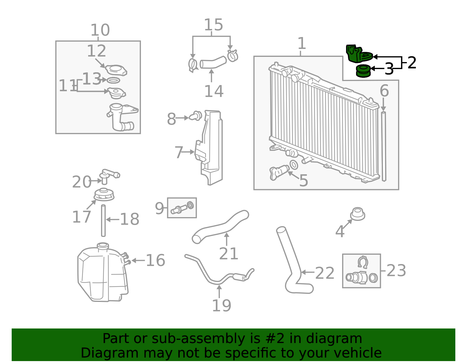 74171-SNA-A00 - Bracket Radiator Mount (Upper) - 2006-2013 Honda ...