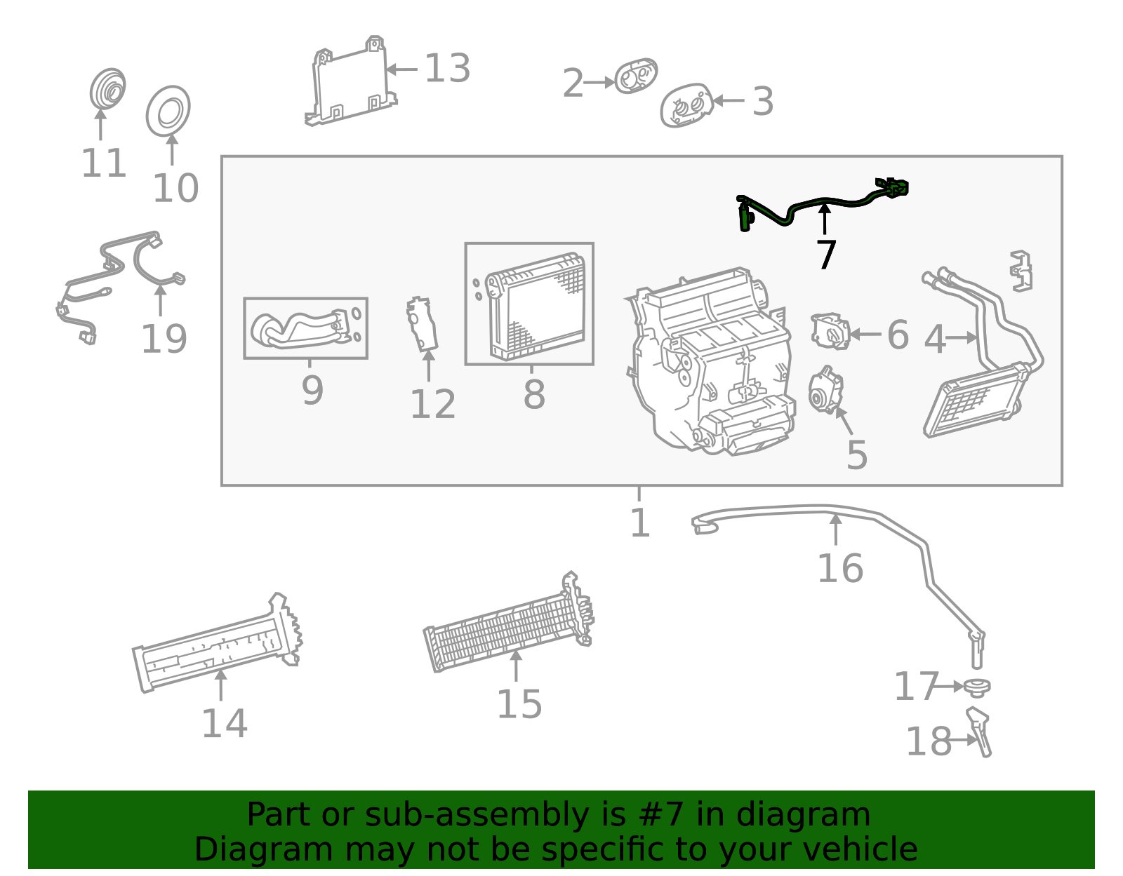 2012-2025 Toyota 2012-2024 Toyota - A/C Evaporator Temperature Sensor ...