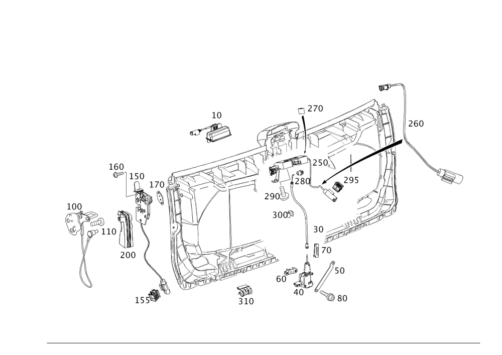 4517470187 - Handle Recess 2011-2018 Smart Fortwo | Mercedes-Benz USA Parts