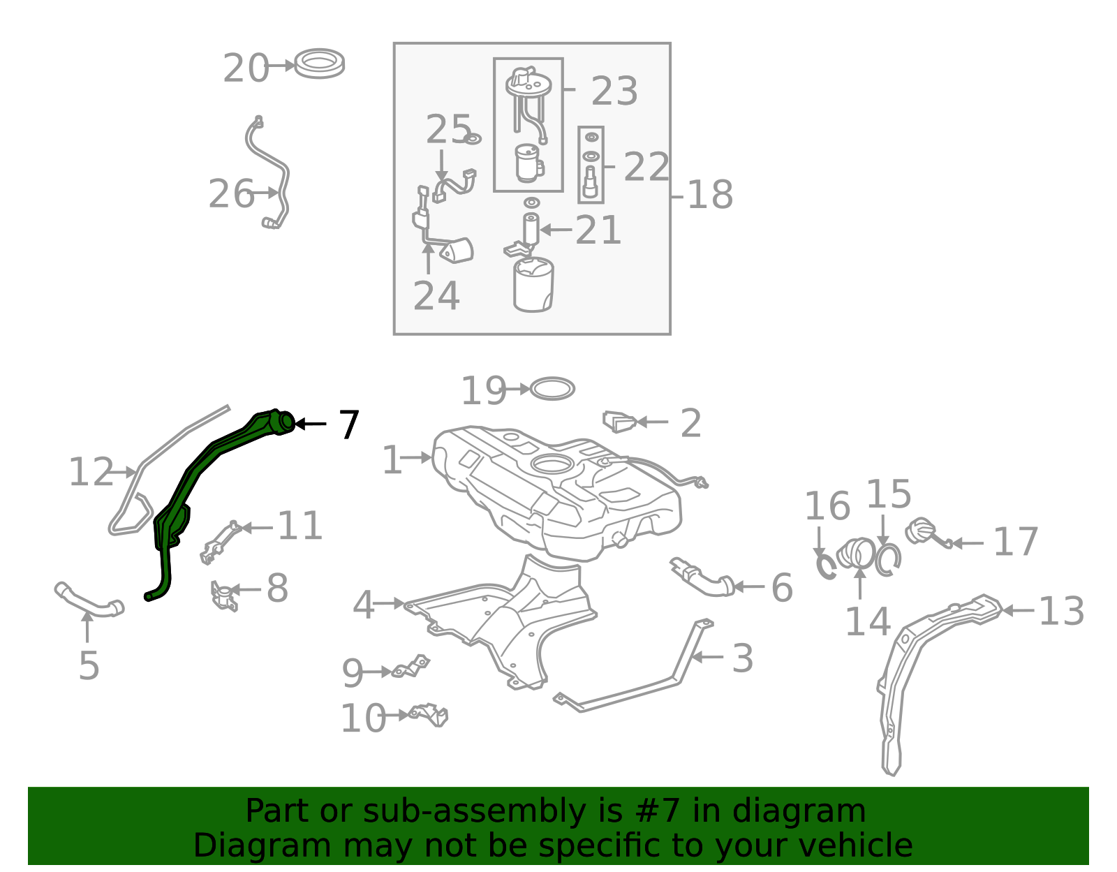 Genuine Official Toyota Fuel Tank Filler Neck part# 77201-12710 for ...