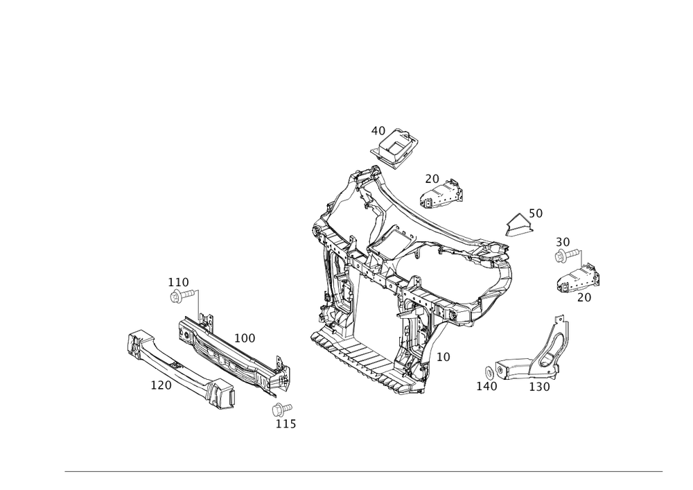 2011-2018 Smart Fortwo Carrier 451-880-00-03 | MB Parts Store
