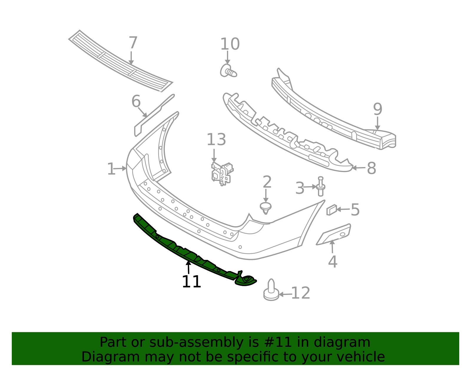 86691-4D002 - Lower Deflector Kia.Parts Store