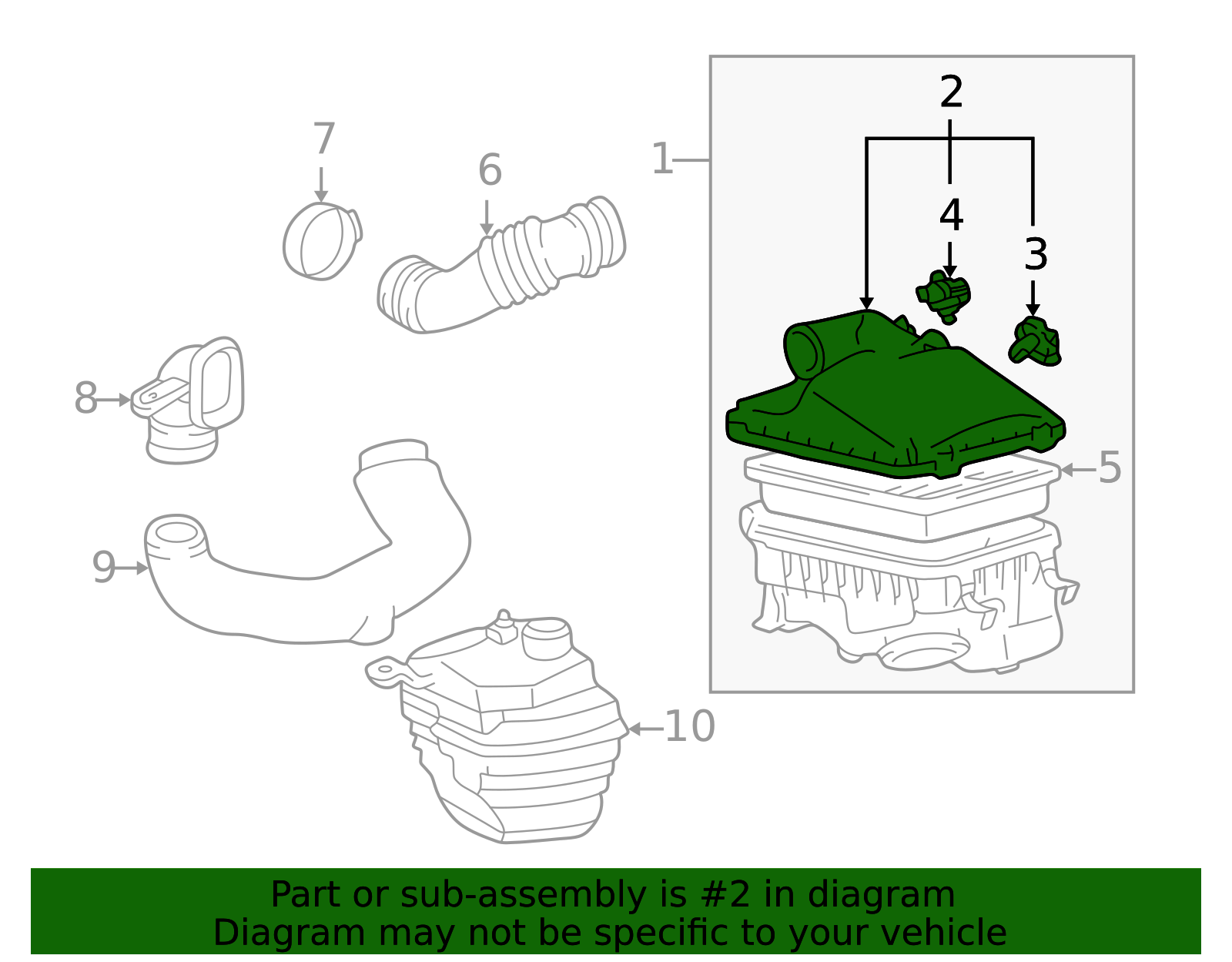 2000-2002 Toyota Corolla Upper Cover 17705-0D020 | MotorMotor