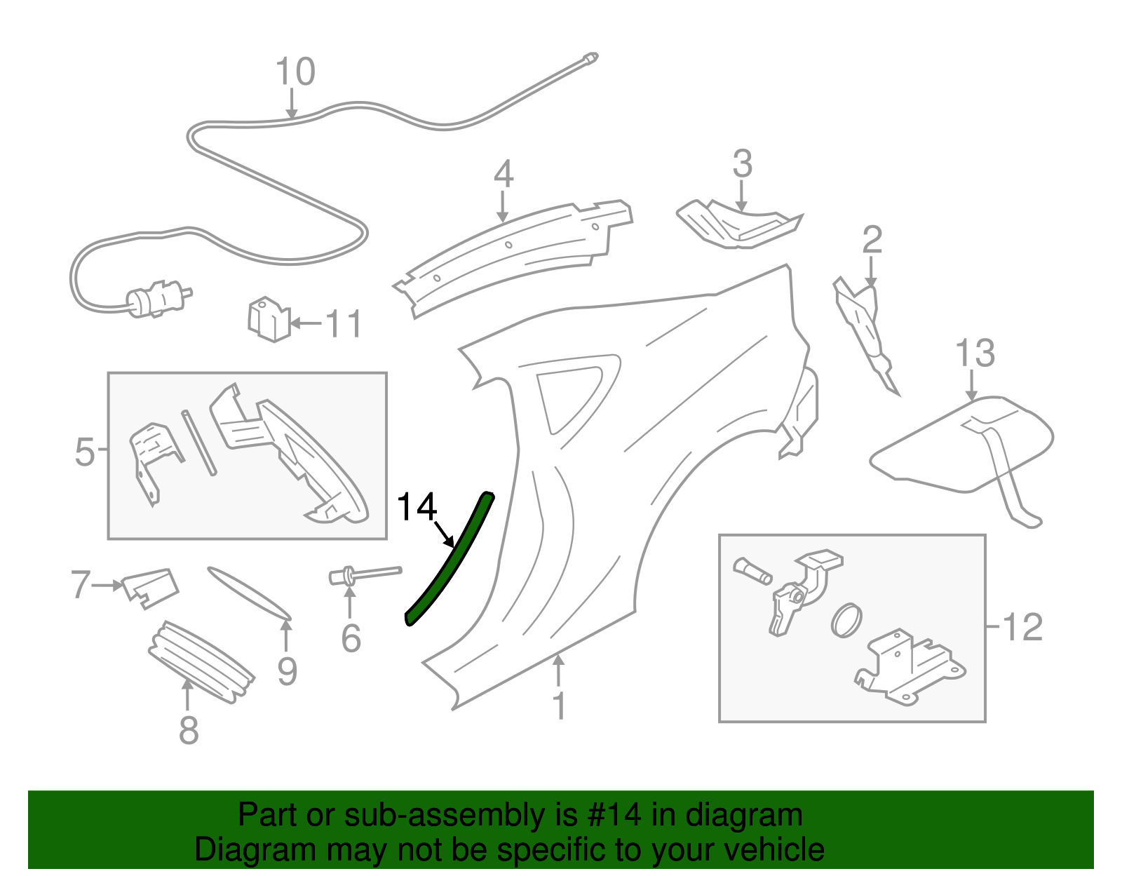 2013-2020 Subaru BRZ Stone Guard 91163CA000 | Subaru Parts Store