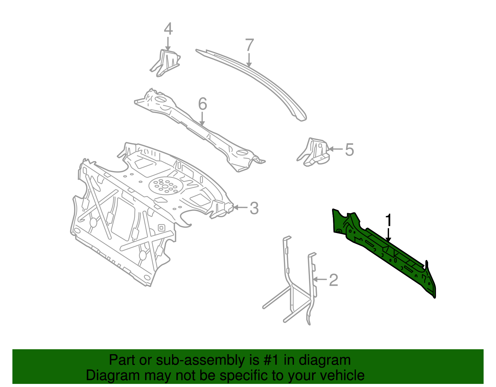 221-640-00-71 - Rear Body Panel 2007-2013 Mercedes-Benz | Mercedes-Benz ...