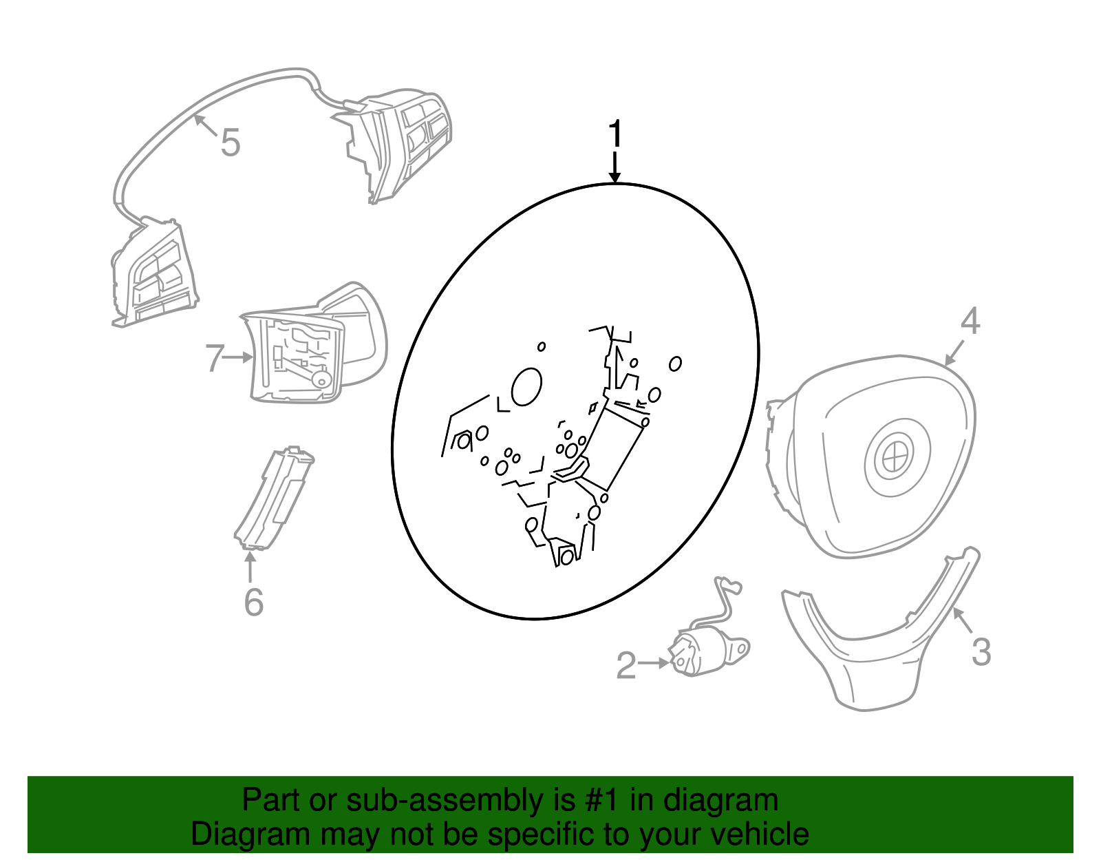 32-33-6-867-283 - Steering Wheel - 2014-2019 BMW | BMW Parts Exchange