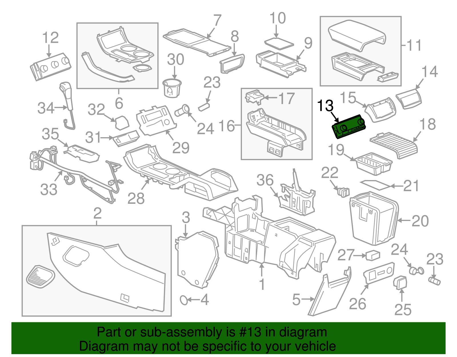 2007-2017 GMC Heater, Air Conditioning, and Radio Control Module ...