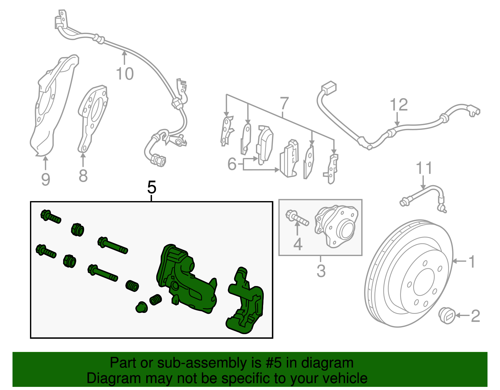44001-4CA2A - Caliper Assembly 2018-2025 Nissan | Sullivan Brothers Nissan