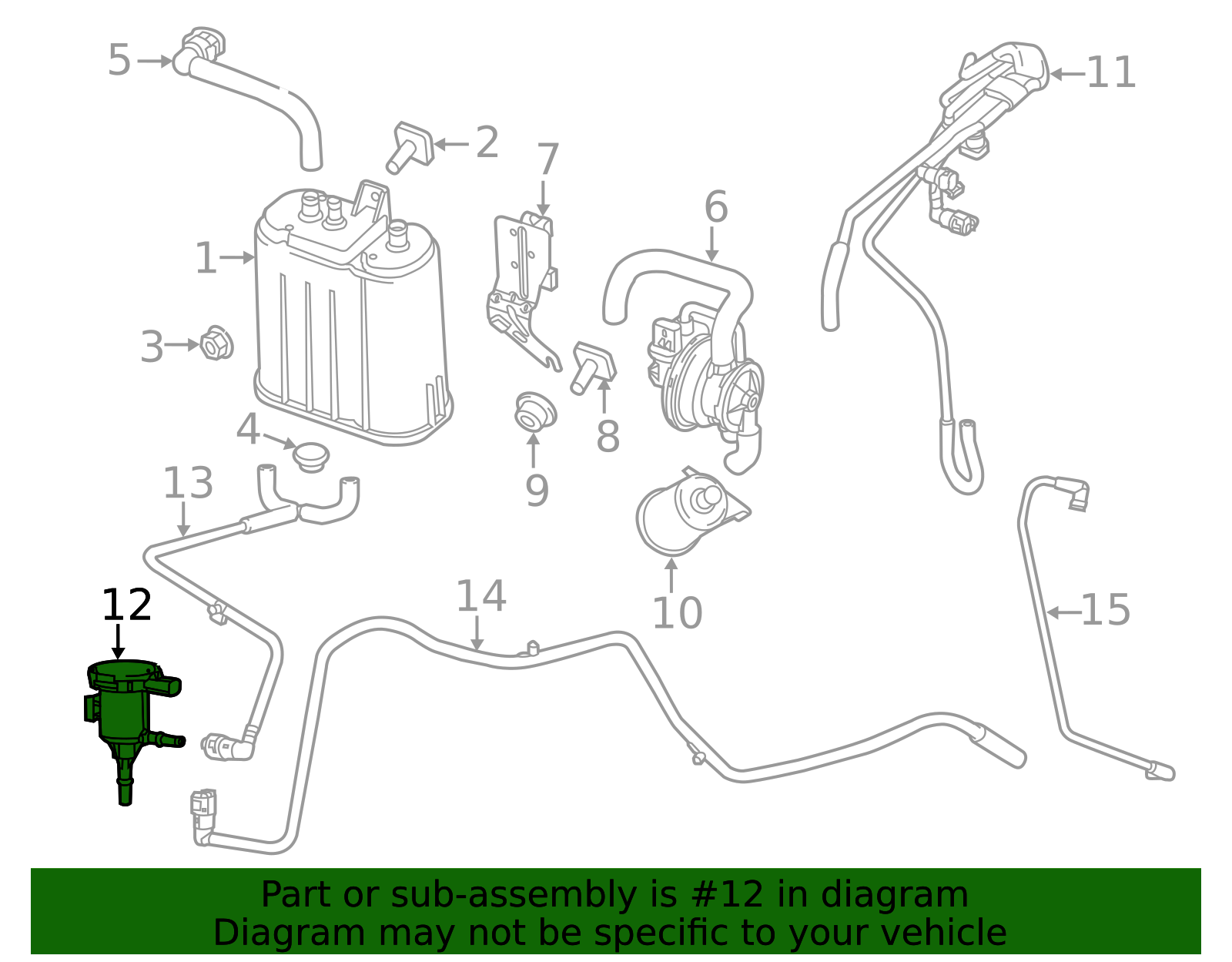 2007-2018 Mopar Vapor Canister Purge Solenoid 04891731AC | Mopar Parts ...