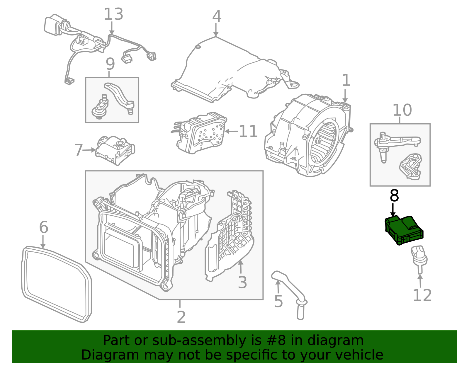 4F0-820-511-A - High-Quality HVAC Air Inlet Door Actuator for ...